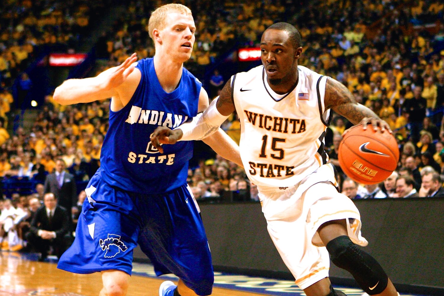 NCAA : Indiana State Sycamores vs Witchita State Shockers - SCOREUR DE MARS
