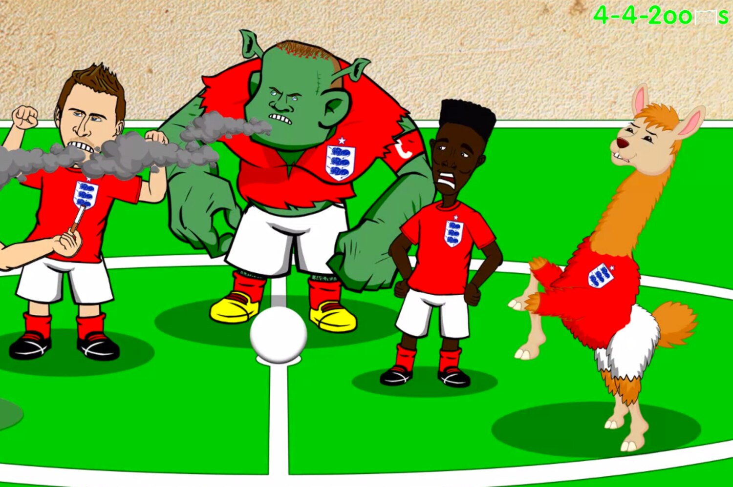 Wayne 'The Ogre' Rooney the Hero in New Cartoon Celebrating England's ... Wayne 'The Ogre' Rooney the Hero in New Cartoon Celebrating England's ...