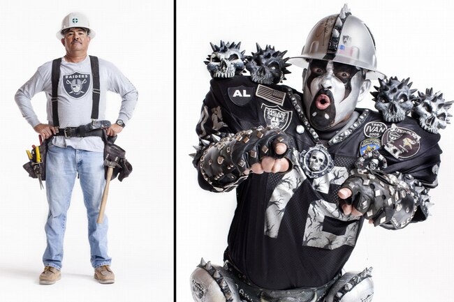 ESPN the Magazine Shows Iconic Oakland Raiders Fans in and out of ...