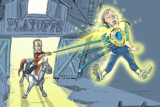 Pixar Animator Austin Madison Depicts NFL Playoff Matchups