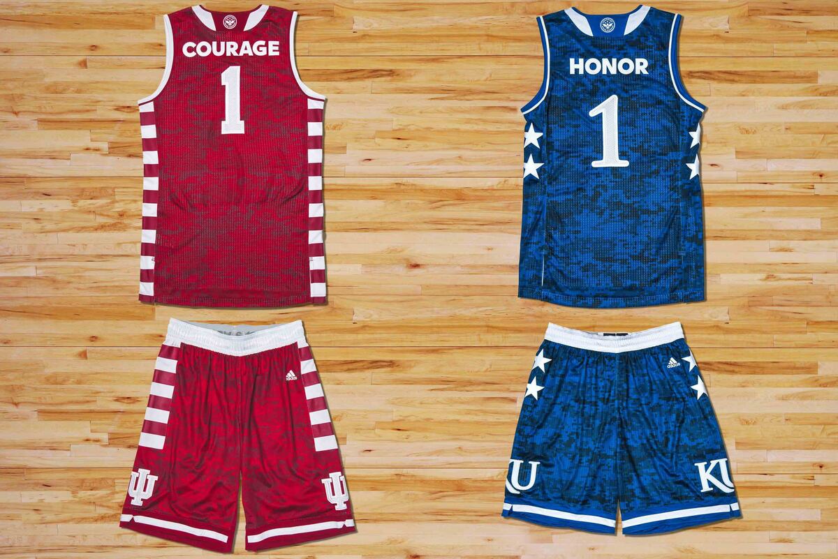 Indiana and Kansas Reveal Pearl Harbor Uniforms for Veterans Day ...