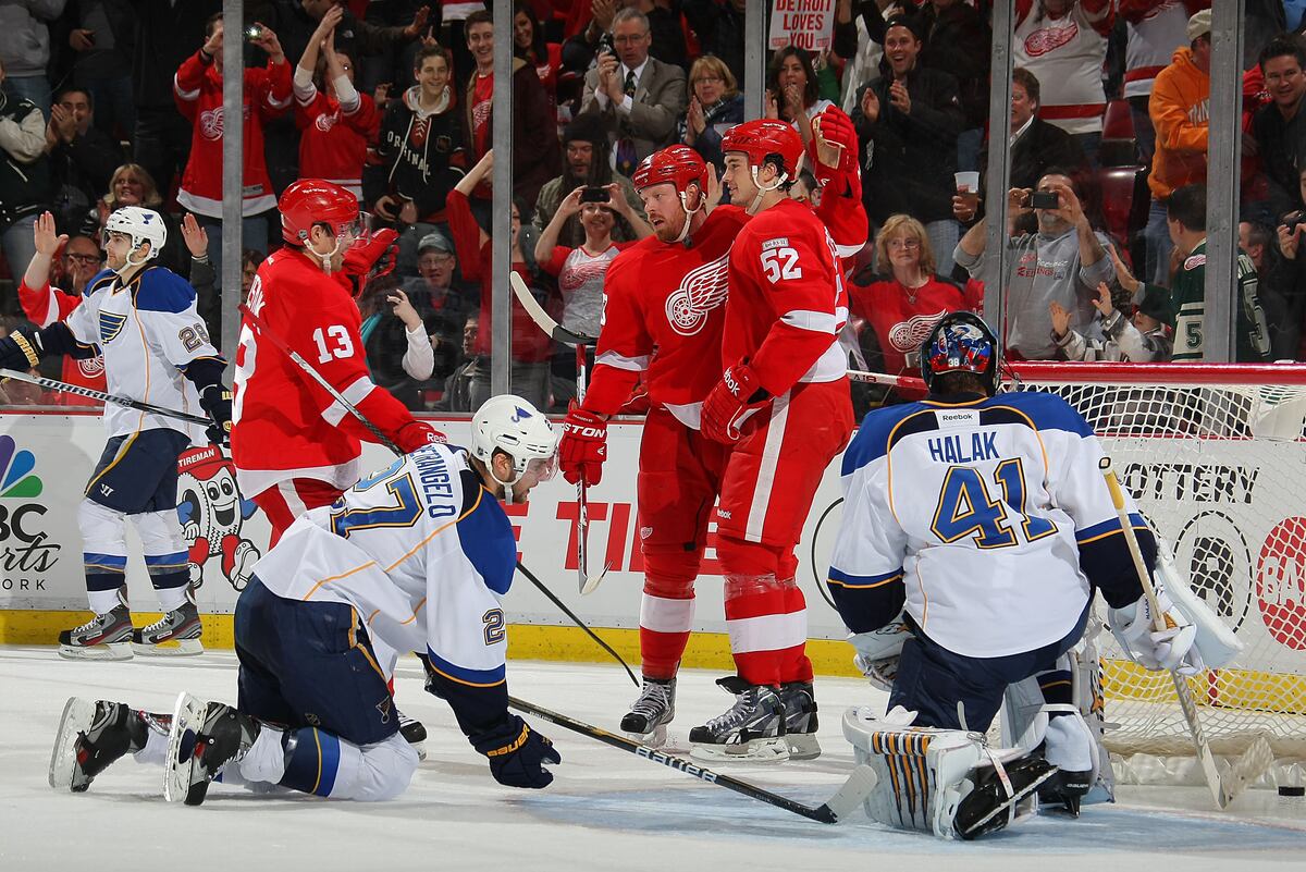 Blues vs. Red Wings: What Detroit's Win Means for the NHL Central ...
