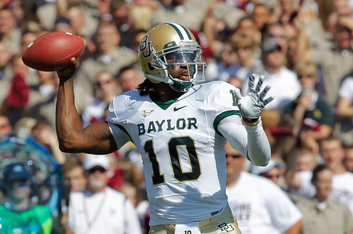 NCAA Football 13 Cover: Robert Griffin III and Barry Sanders Should ...