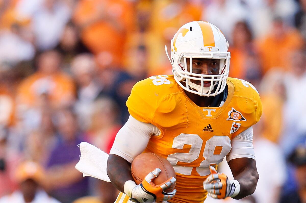 2012 NFL Draft: University of Tennessee Running Back Tauren Poole Will ...