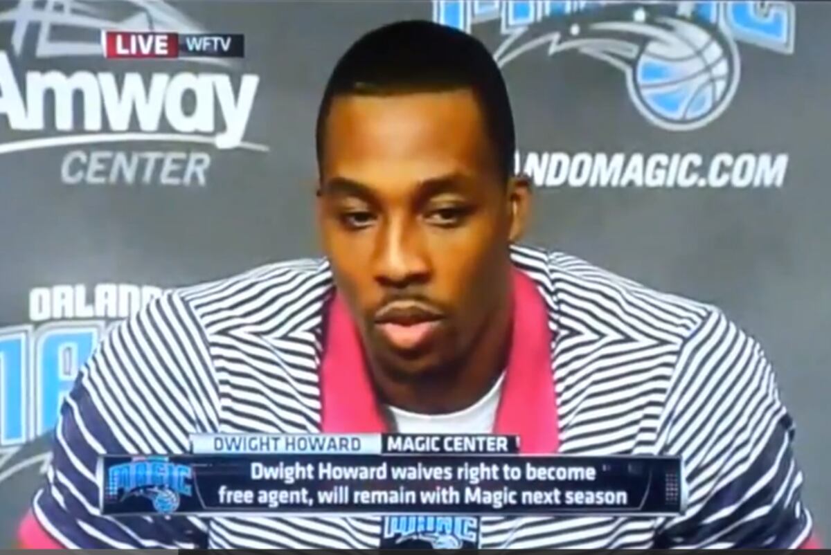 Dwight Howard Video: Watch Superman Speak on His Decision to Stay with ...