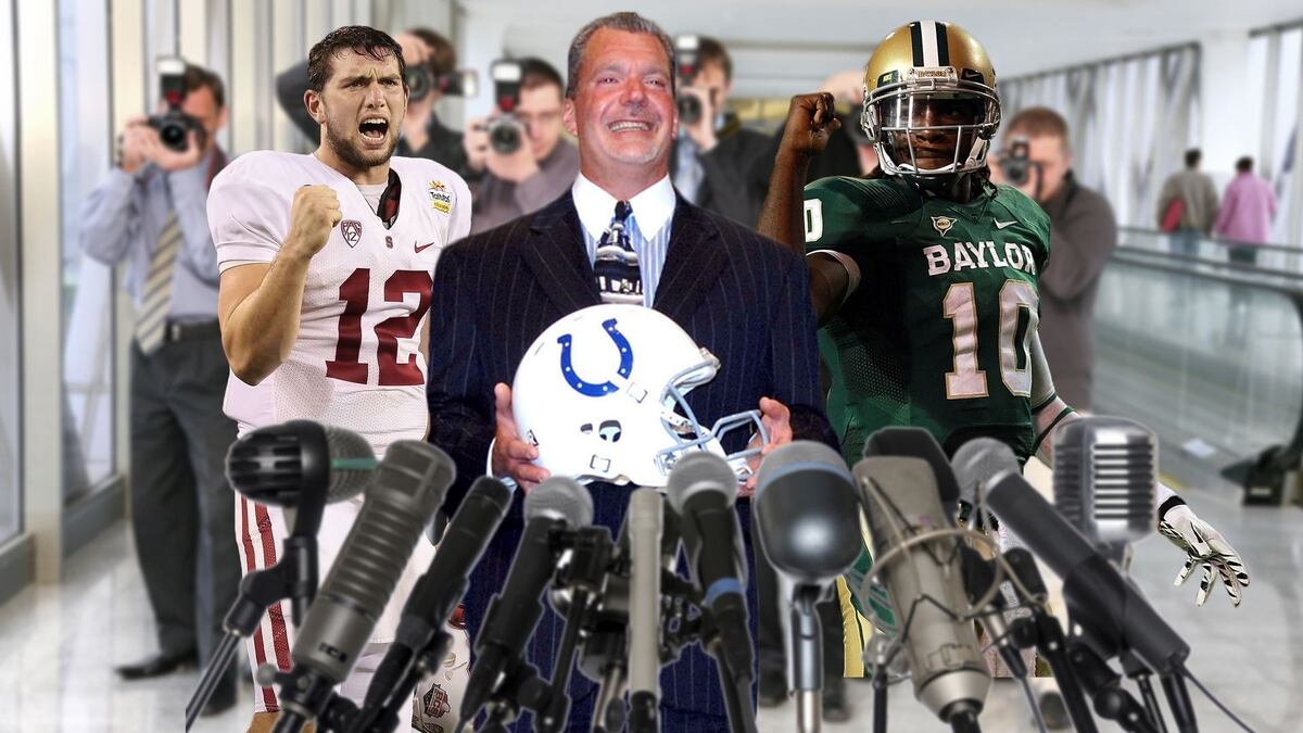 Andrew Luck vs RGIII? & Marshawn Lynch Goes to Hollywood: BR5 3/28 ...