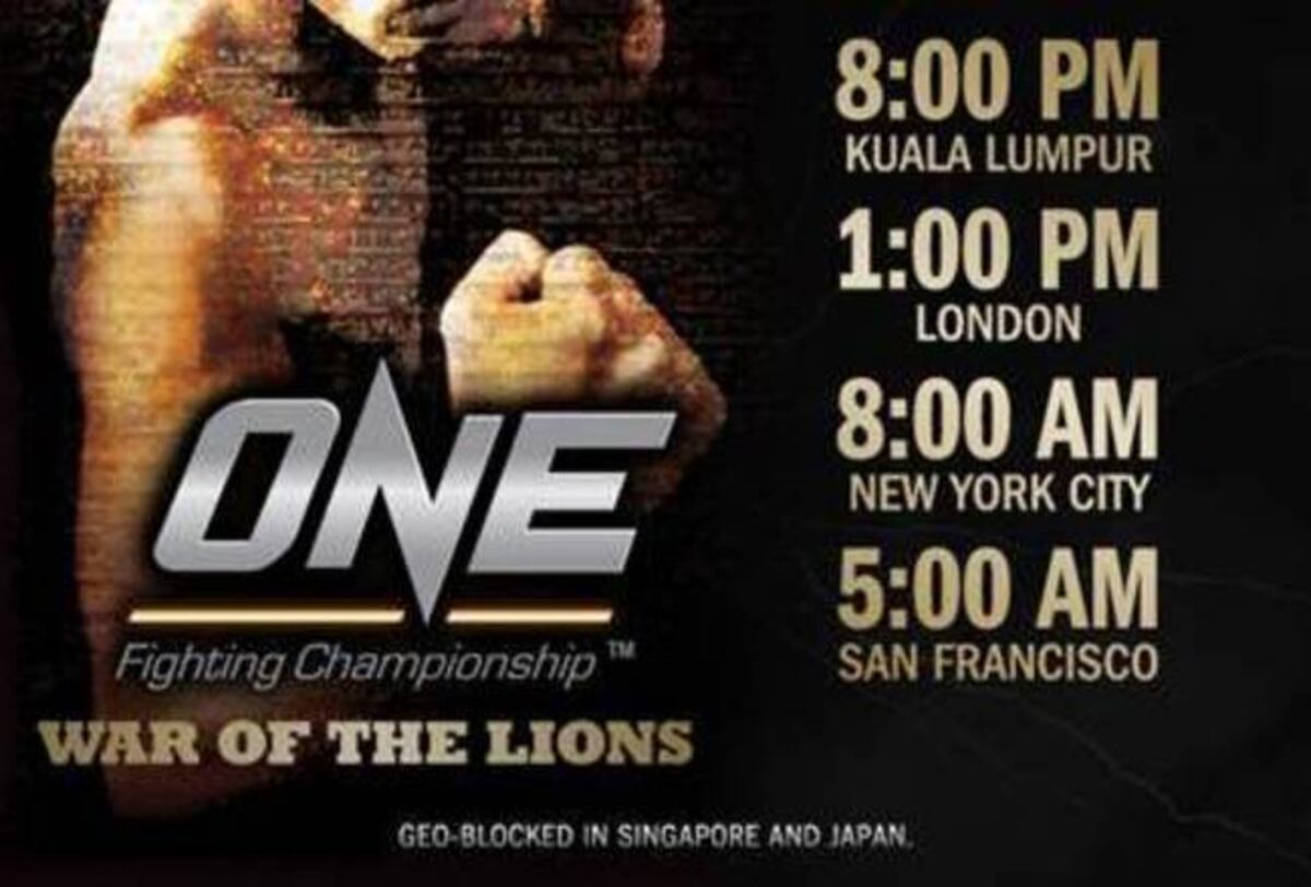 ONE Fighting Championship: A Preview of the Stacked Main Card | News ...