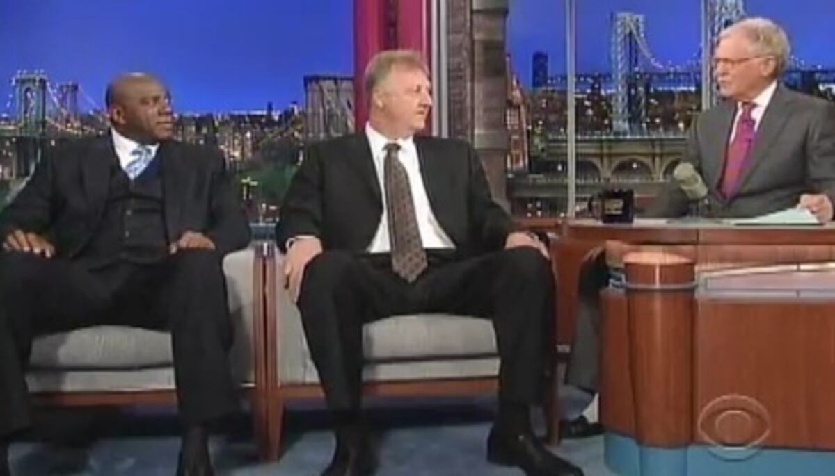 Magic Johnson and Larry Bird Video: Watch NBA Legends on Letterman ...