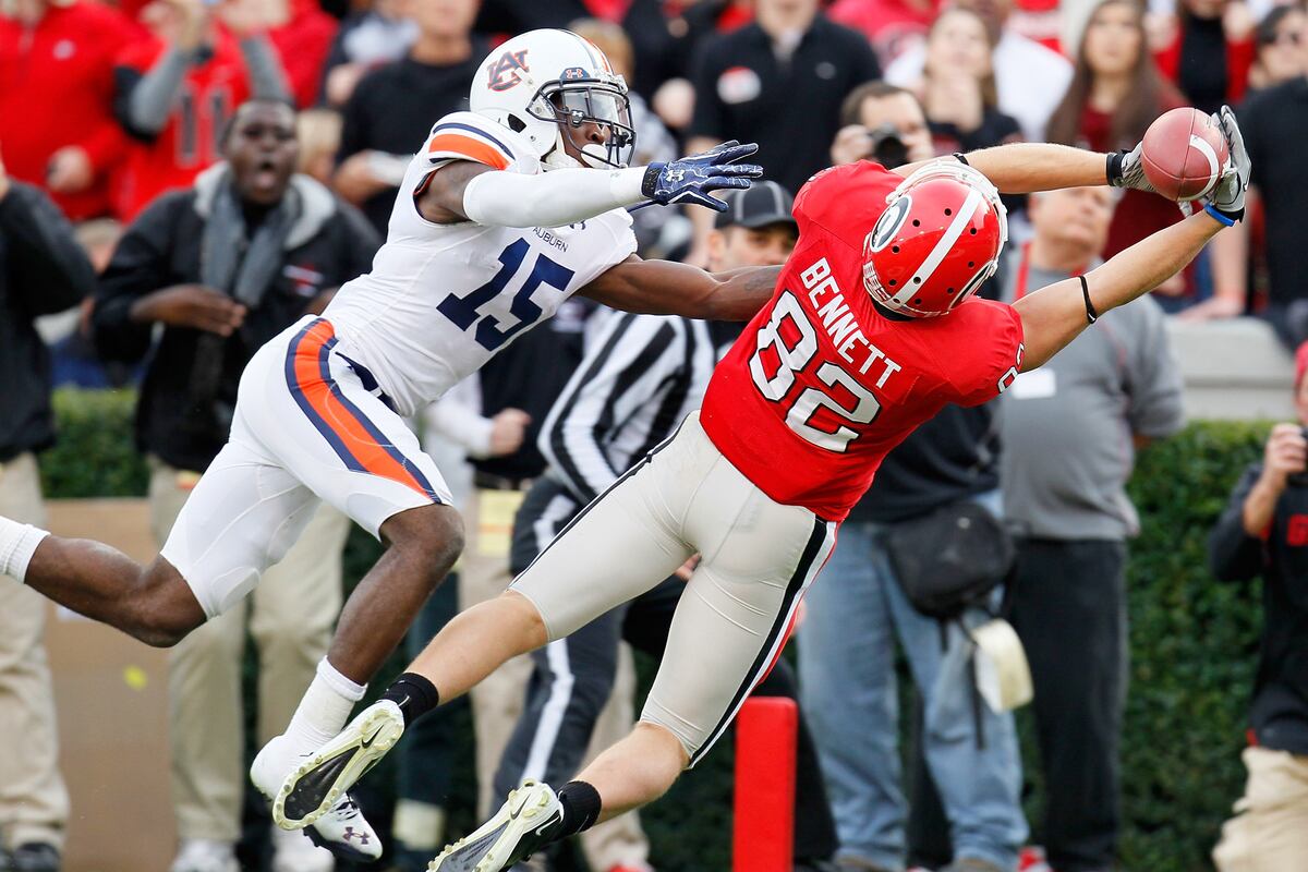 SEC Football Top 150 Players: No. 132 Michael Bennett, Georgia WR ...