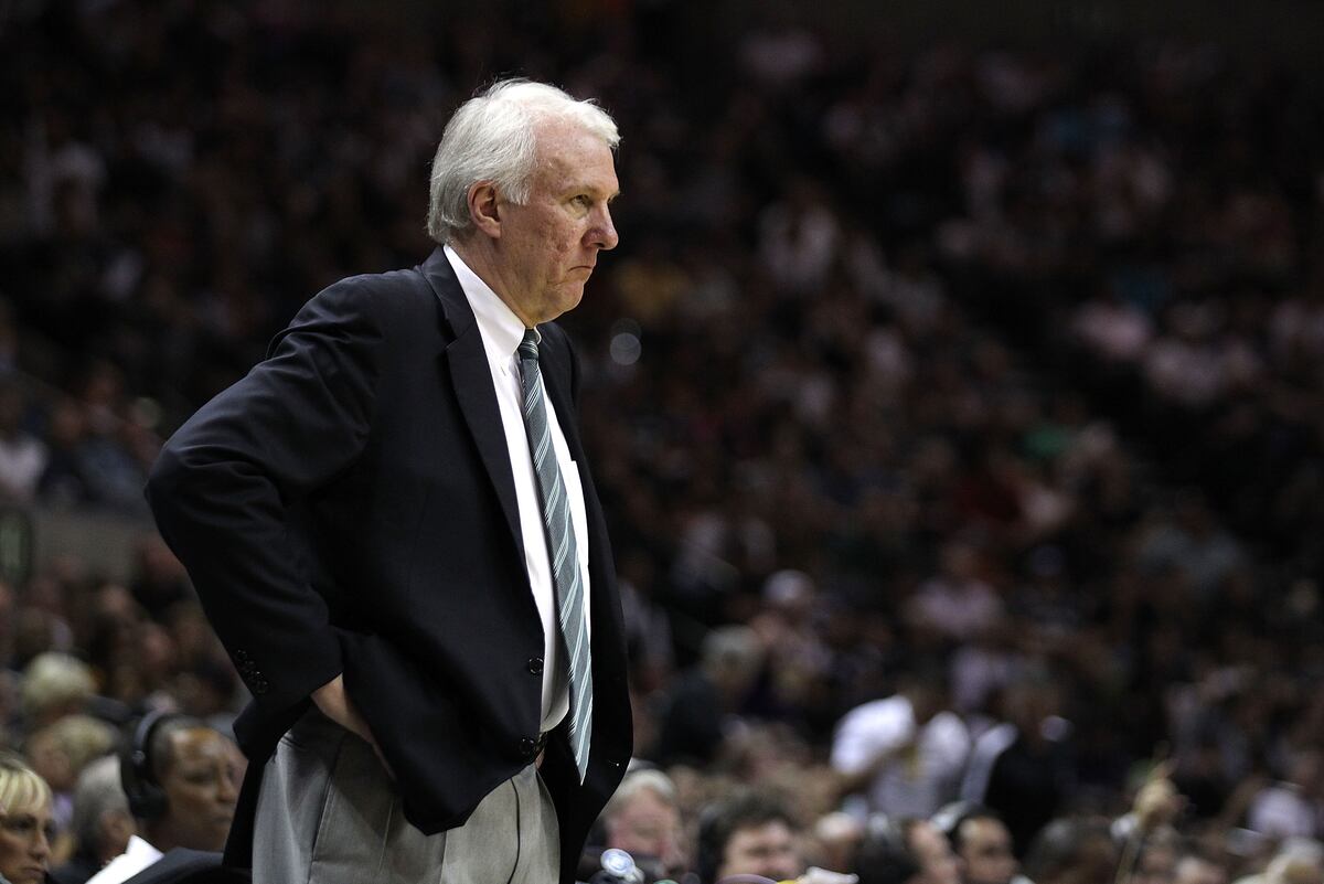 NBA Salutes Living Legend Gregg Popovich with Coach of the Year Award ...