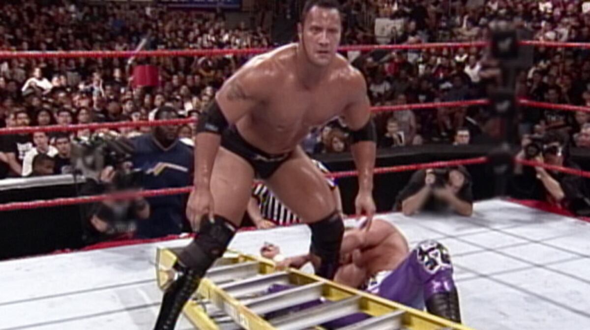 WWE Classic Match: The Rock vs. Triple H in a Ladder Match (SummerSlam ...