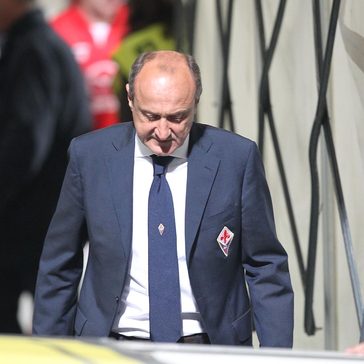 Fiorentina Coach Delio Rossi Crazily Attacks His Own Player, Then Gets ...