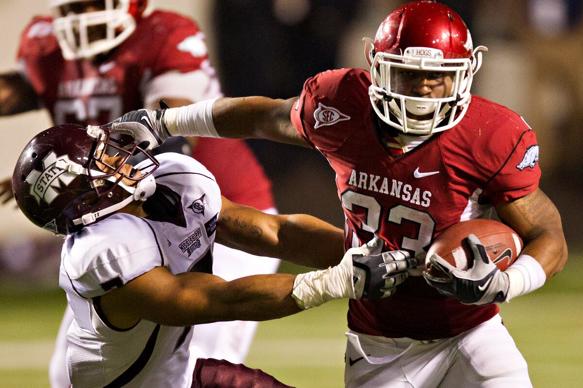 SEC Football Top 150 Players: No. 100, Dennis Johnson, Arkansas RB ...