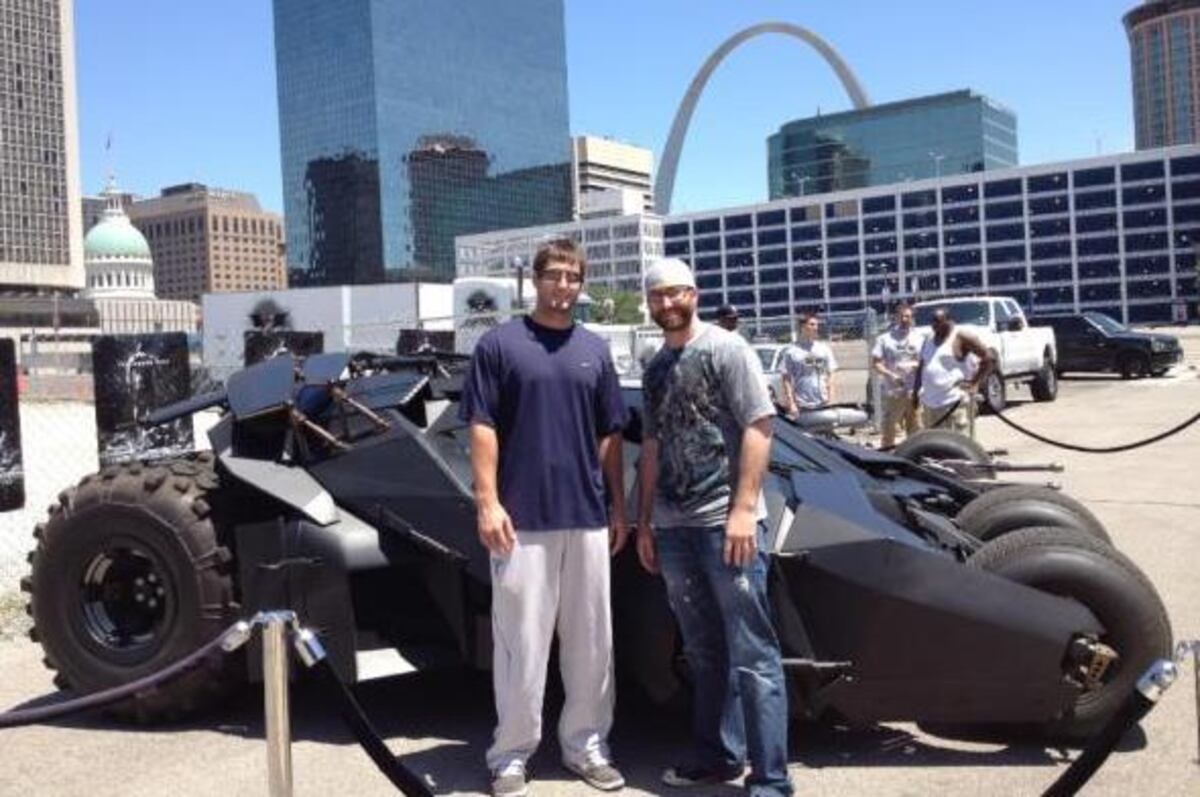 Holy Car Envy, Batman! Cardinals' Freese and Motte Pose with the ...