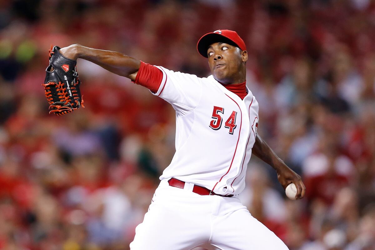 Aroldis Chapman: The Reds Closer Shows Signs of Being Human After All ...
