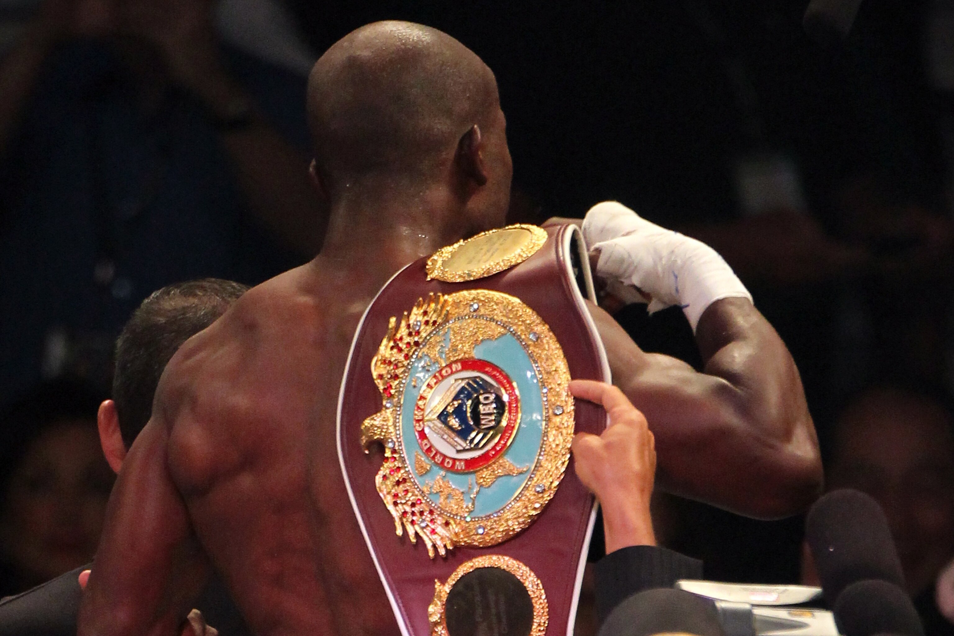 Timothy Bradley Flexing