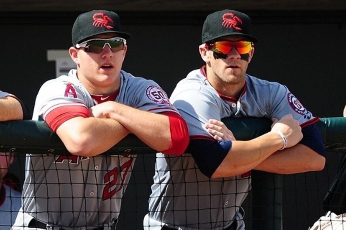 Bryce Harper and Mike Trout Are MLB's New Golden Boys | News, Scores ...