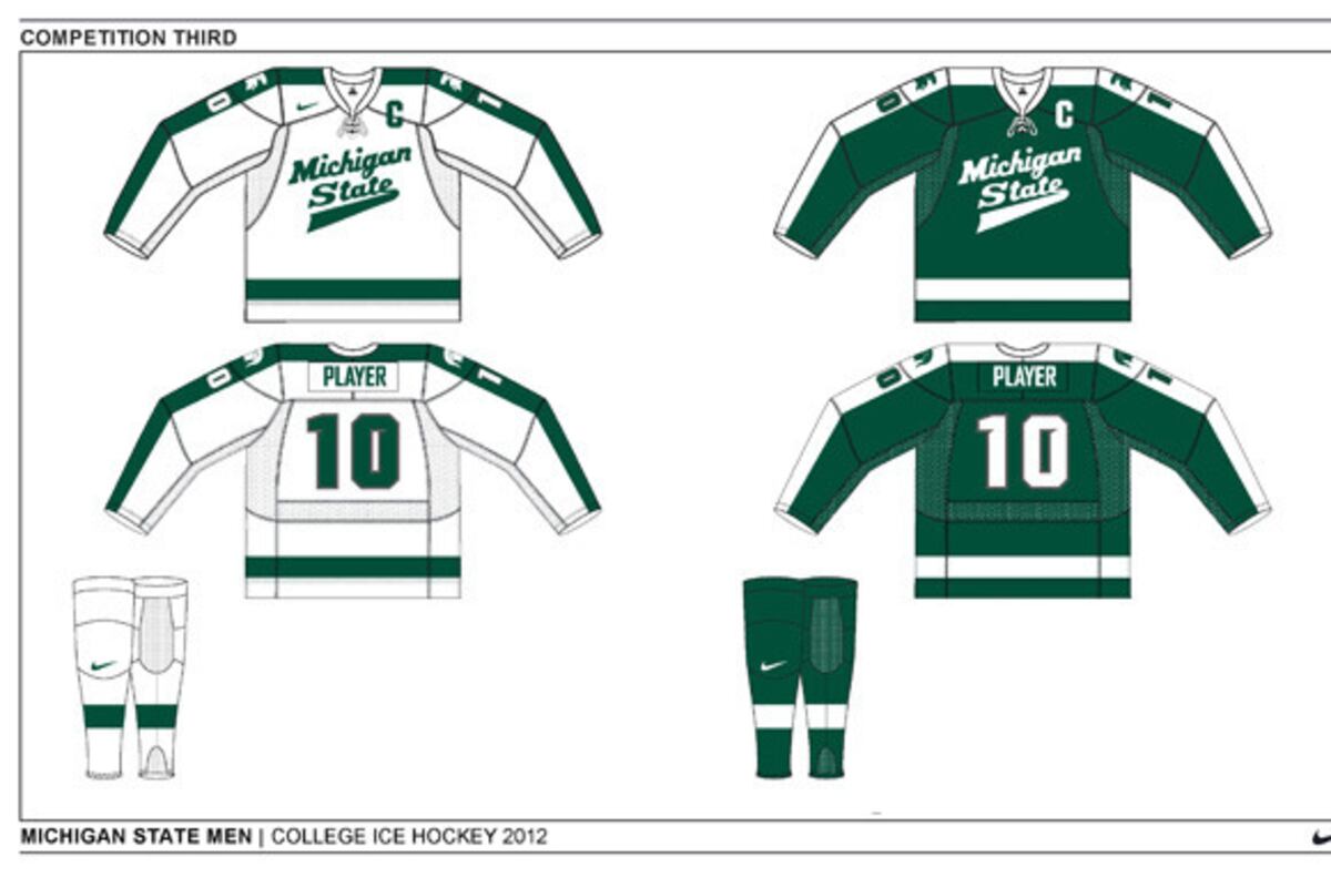 Michigan State Hockey Unveils New Uniforms for 2012-13 | News, Scores ...