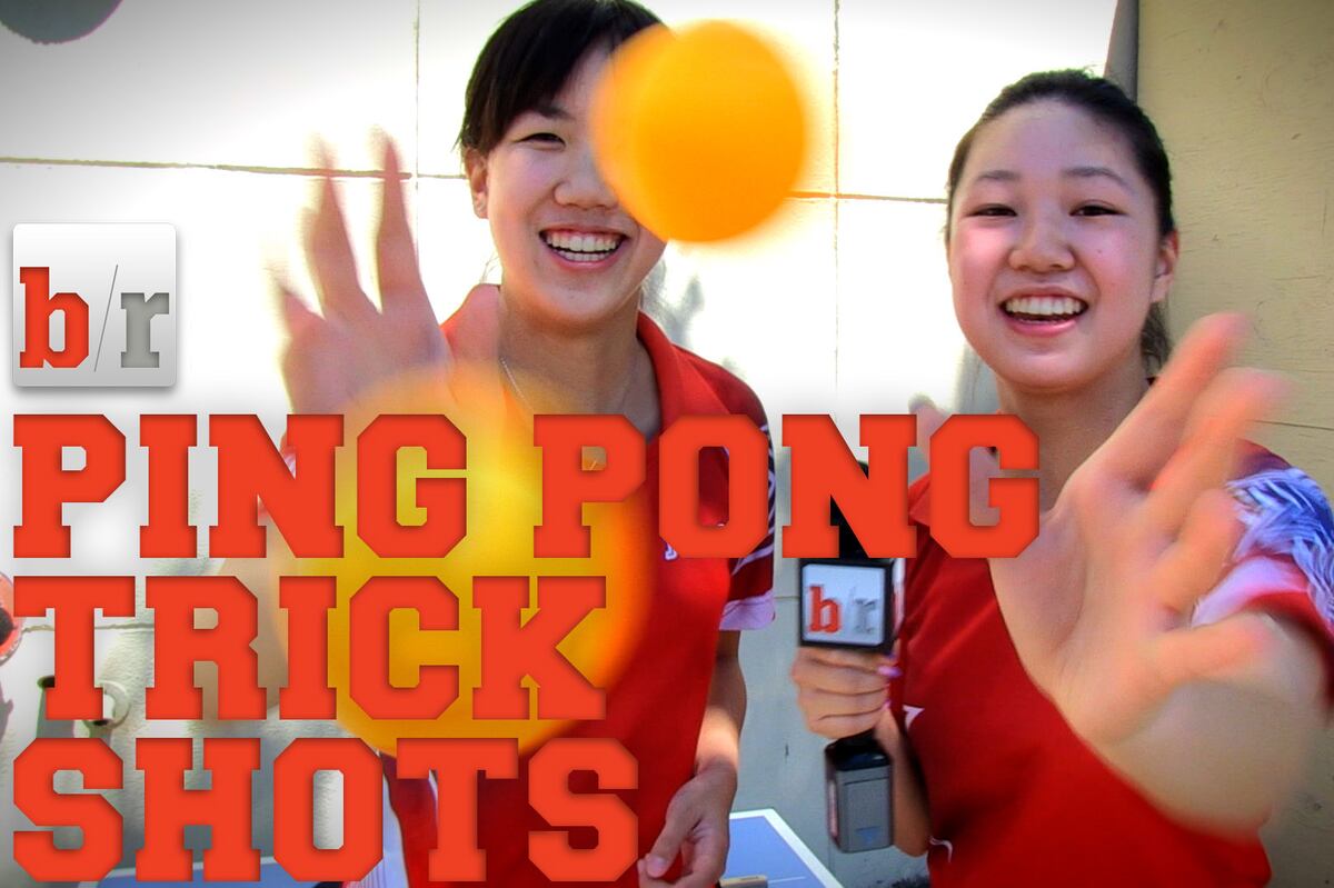 Fun Ping Pong Trick Shots with 2012 USA Table Tennis Olympians: London ...