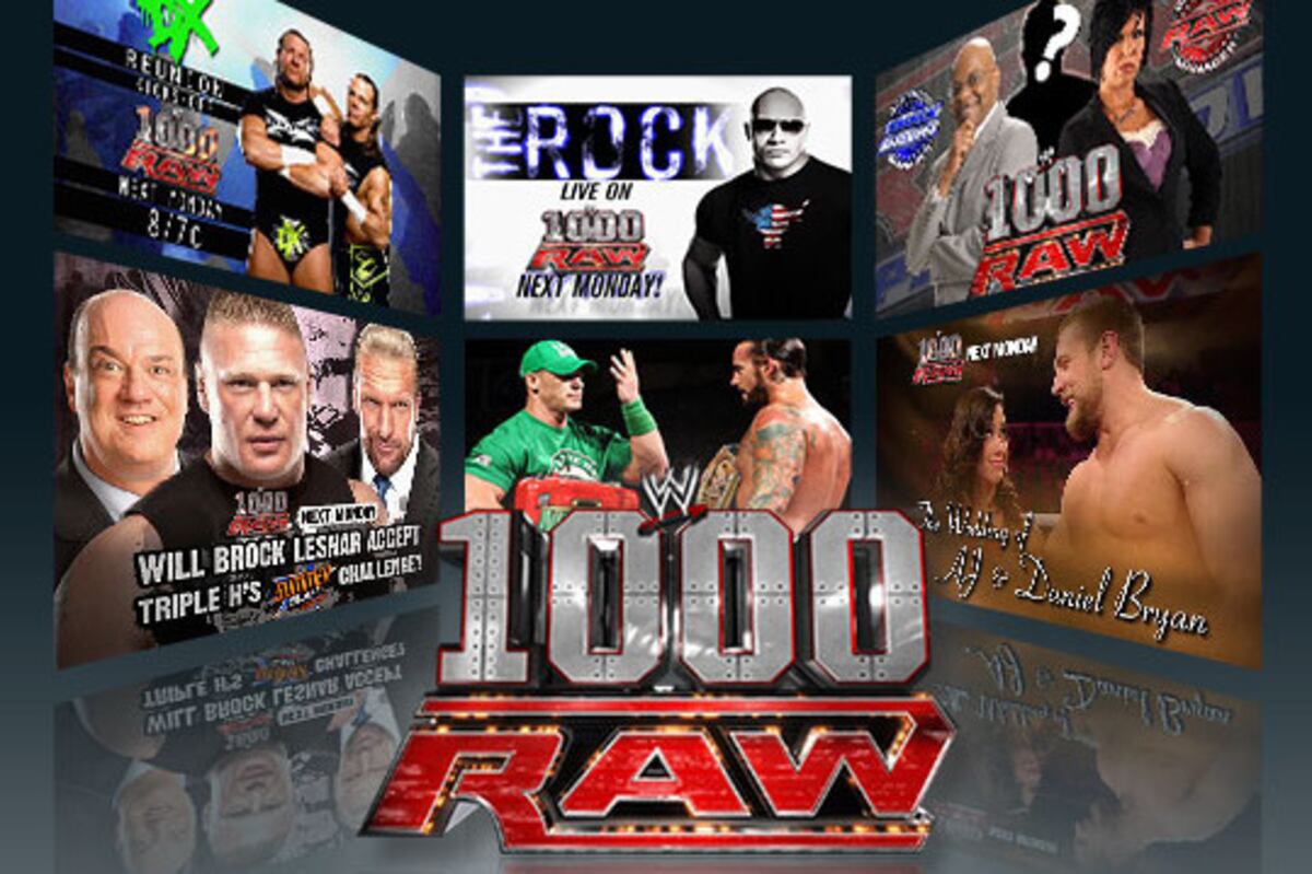 WWE Raw Preview: Celebrating 1,000 Episodes with Title Matches, Returns ...