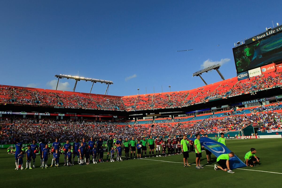 Chelsea vs. AC Milan: View from Sun Life Stadium in Miami | News ...