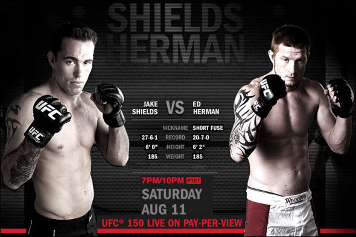 UFC 150 Preview: Jake Shields vs. Ed Herman Head-to-Toe Breakdown ...