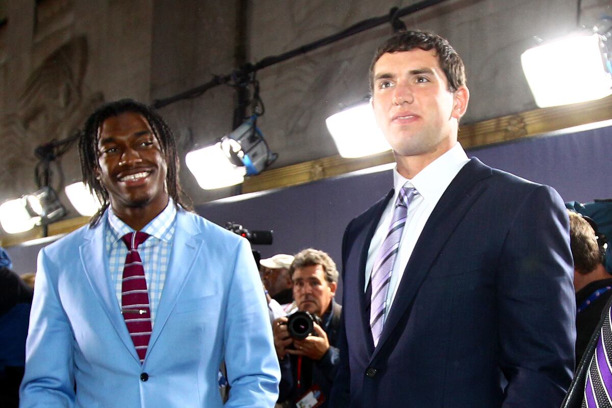 Breaking Down Andrew Luck and Robert Griffin III in Their First NFL ...