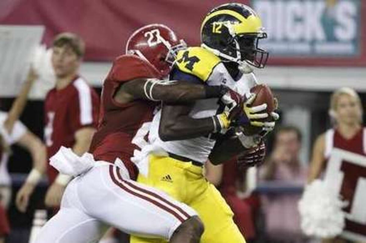 Devin Gardner Flashes Playmaking Ability at Wide Receiver for Michigan ...