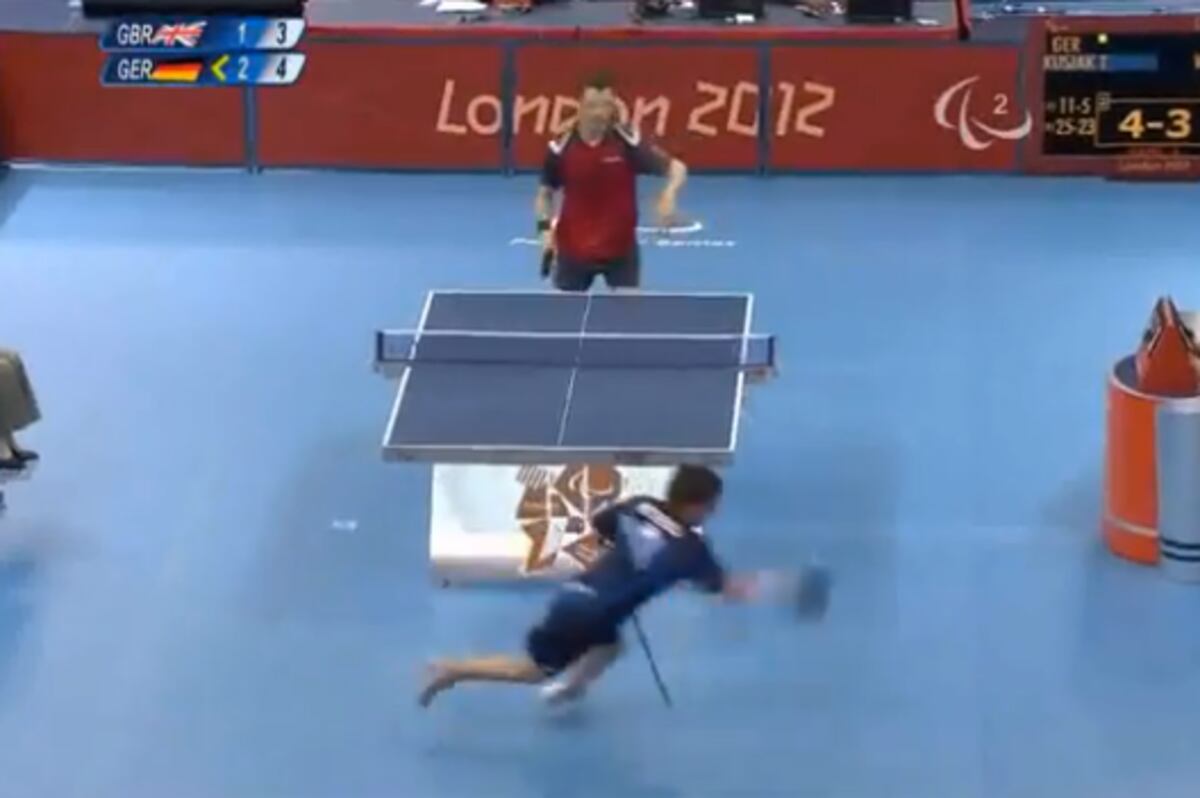 David Wetherill Slaps Insane Table Tennis Shot of Paralympics ...