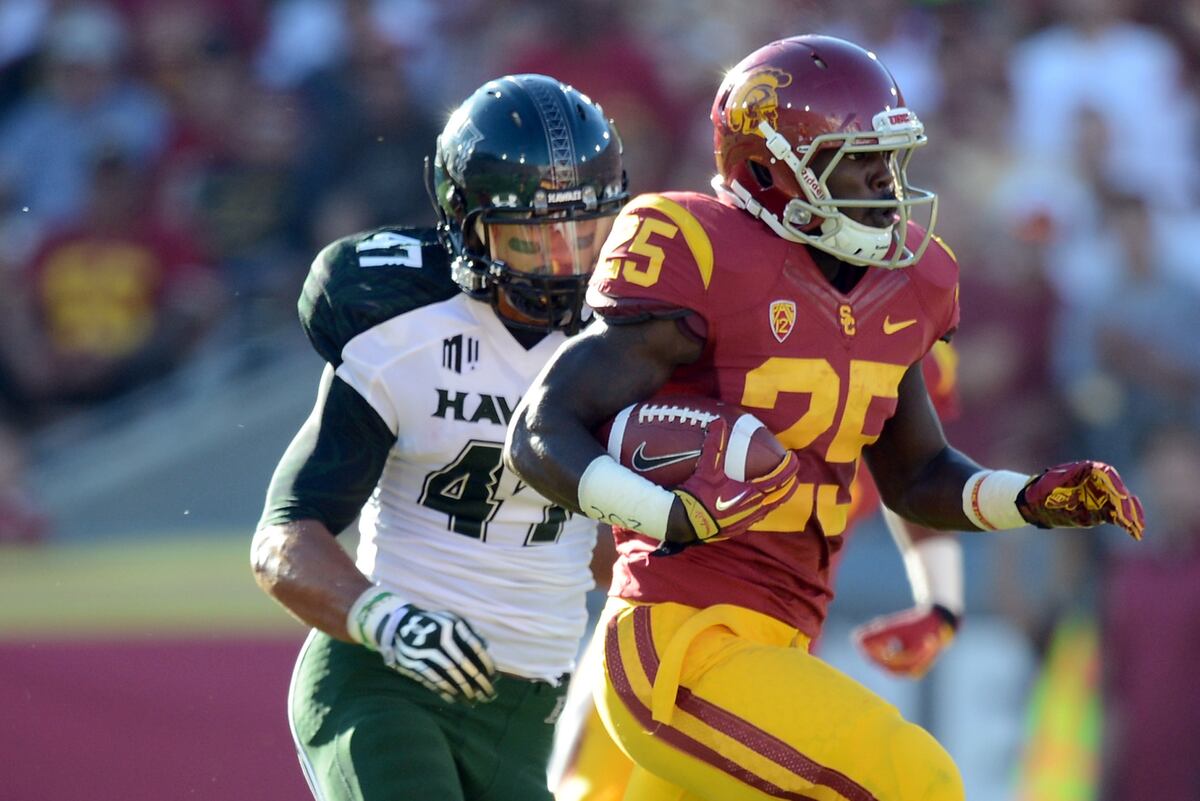 Silas Redd Injury: Updates on USC RB's Apparent Shoulder Injury | News ...