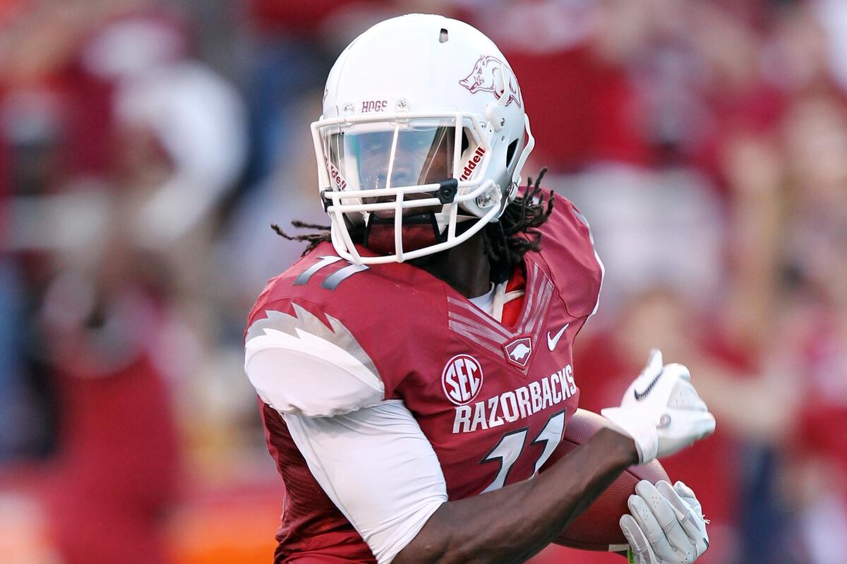 Cobi Hamilton: Arkansas WR Torches Rutgers with Record-Breaking ...