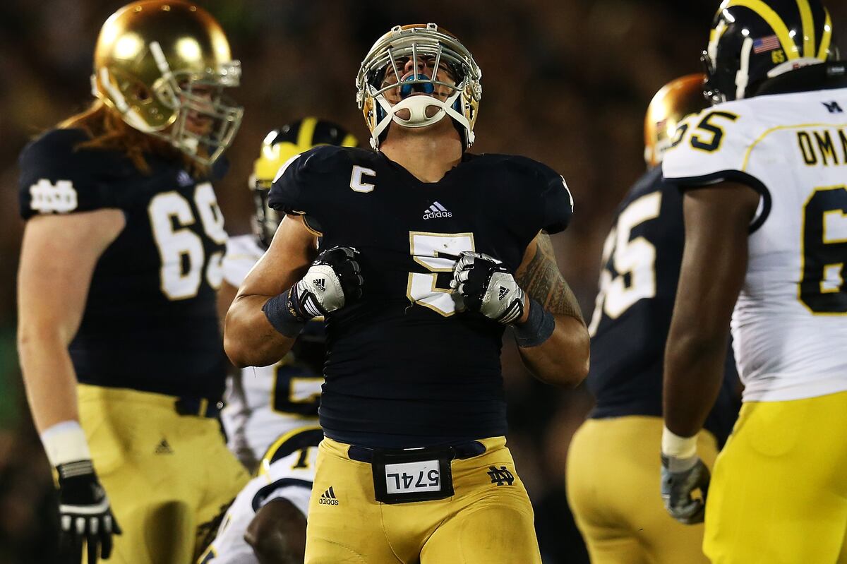 NFL Draft Stock Watch: How Manti Te'o Improved His Stock vs Michigan ...