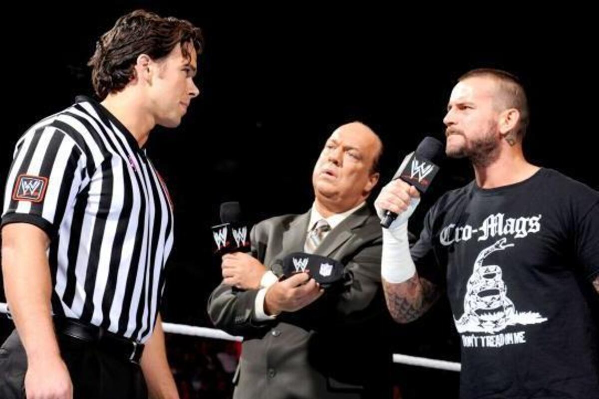 WWE Raw Results: How Paul Heyman's Referee Blindfold Makes WWE Relevant ...