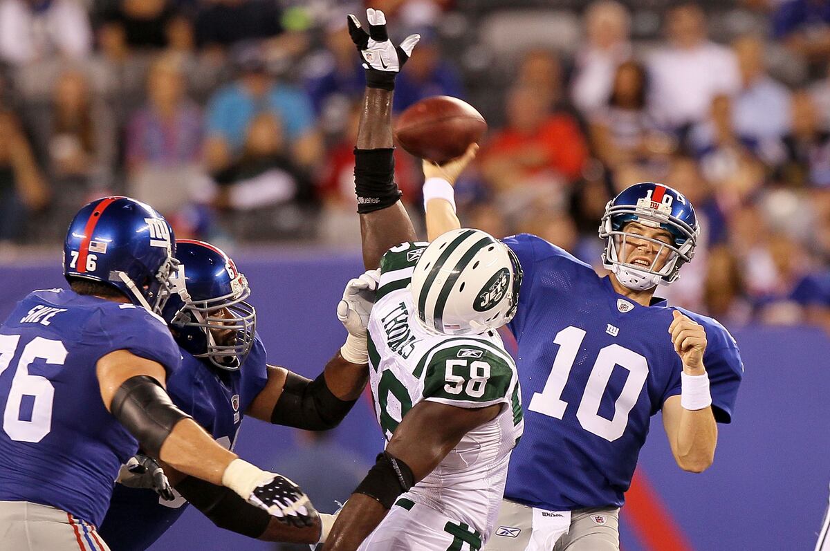 New York Jets: Linebacker Bryan Thomas Returns, Wants to Retire a Jet ...