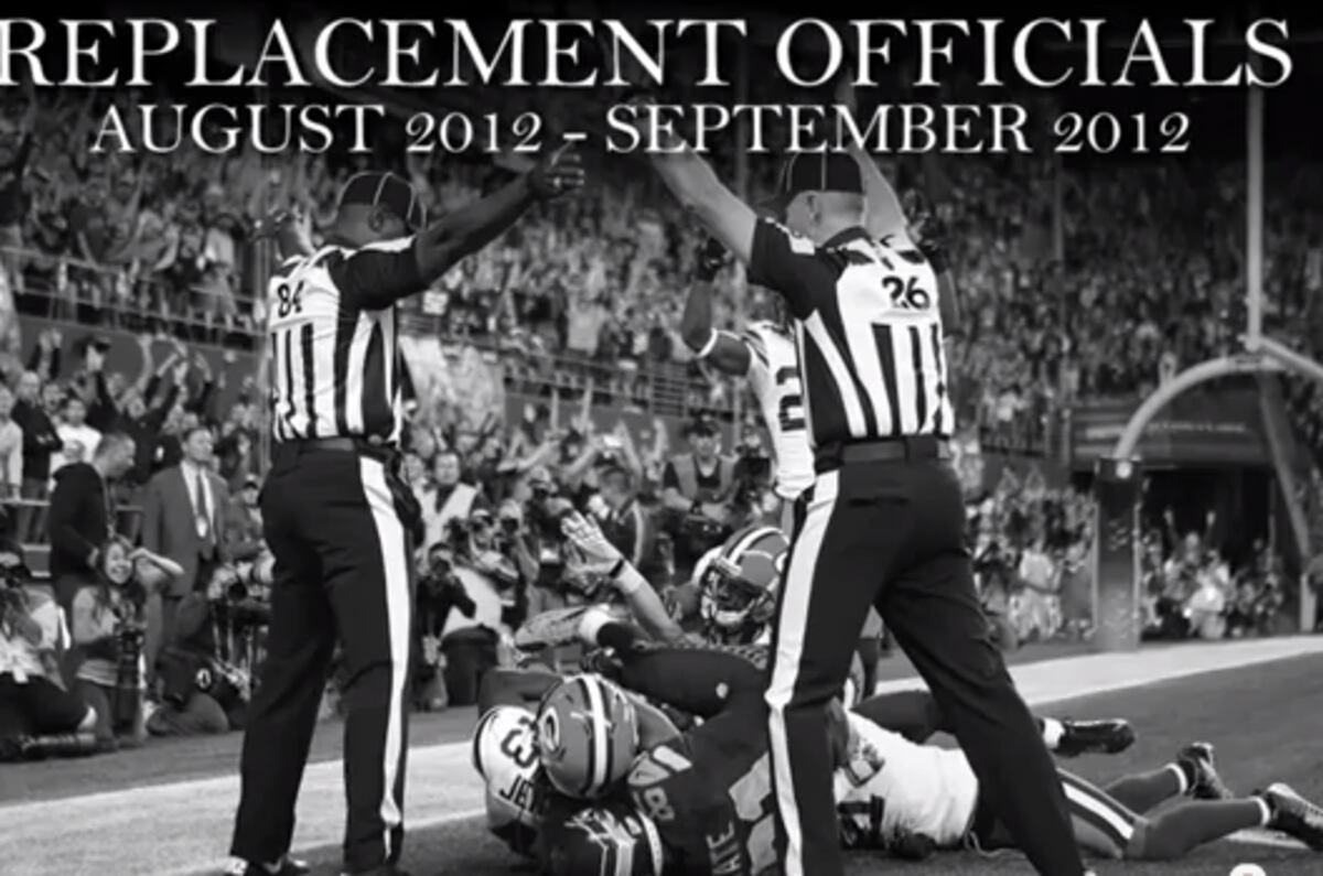 NFL Replacement Refs Receive Hilarious Send off in Memoriam | News ...