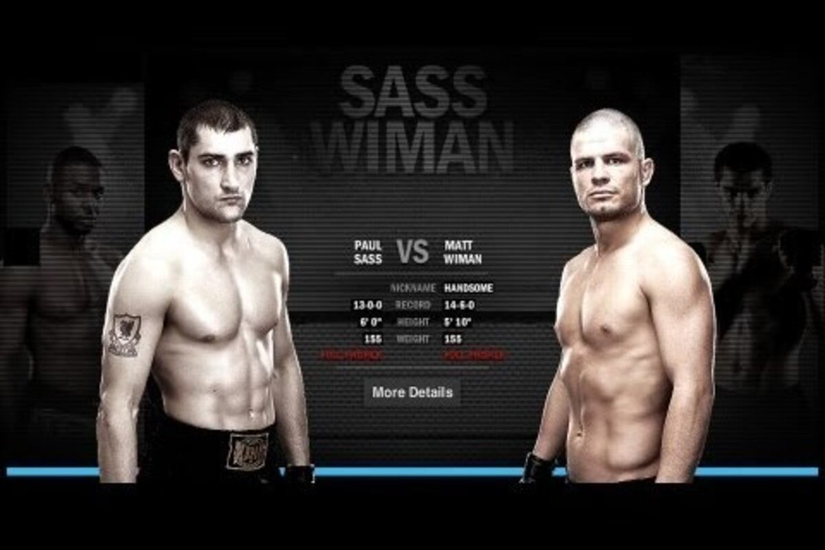 UFC on FUEL TV 5: Paul Sass vs. Matt Wiman Head-to-Toe Breakdown | News ...