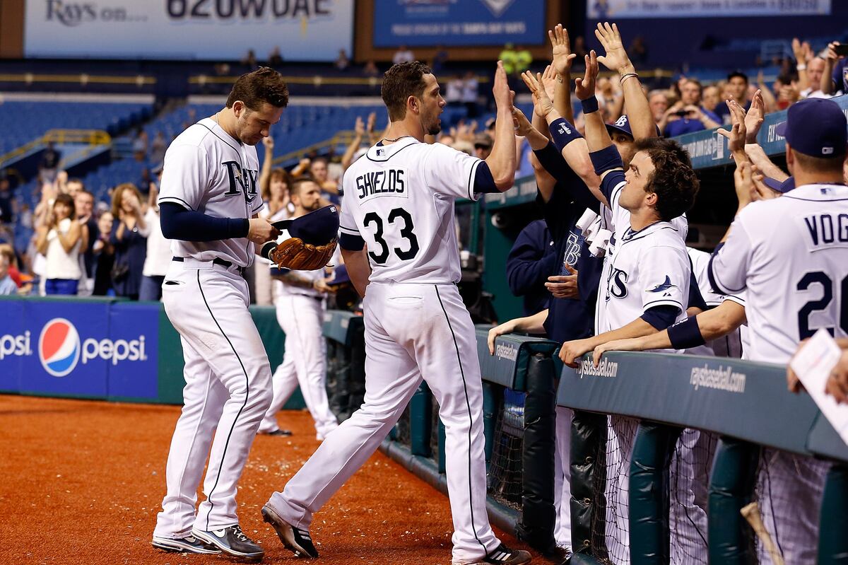 Tampa Bay Rays: James Shields Gets No Run Support in Historic Loss ...