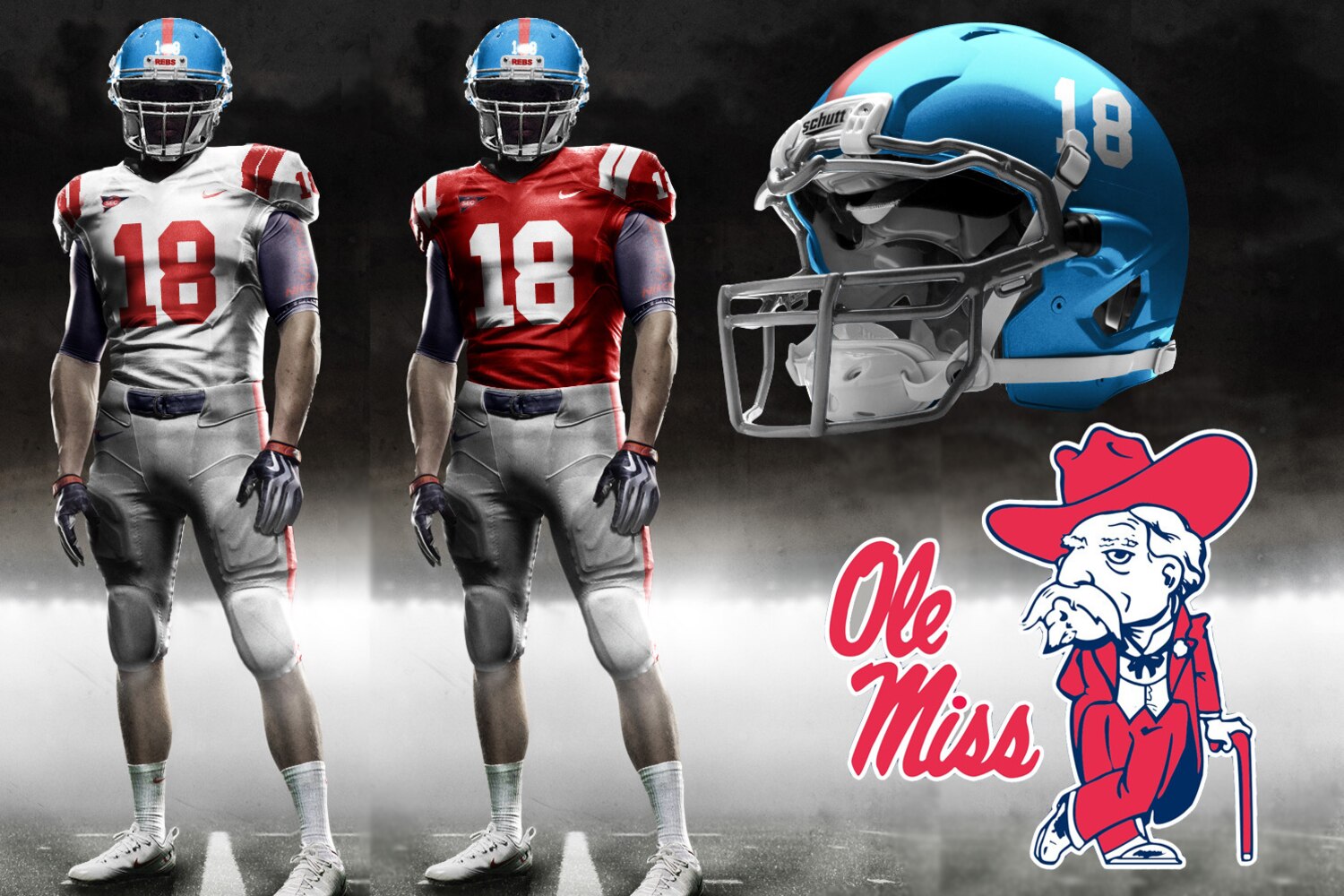 Ole Miss Football: The Allure of Powder Blue | Bleacher Report