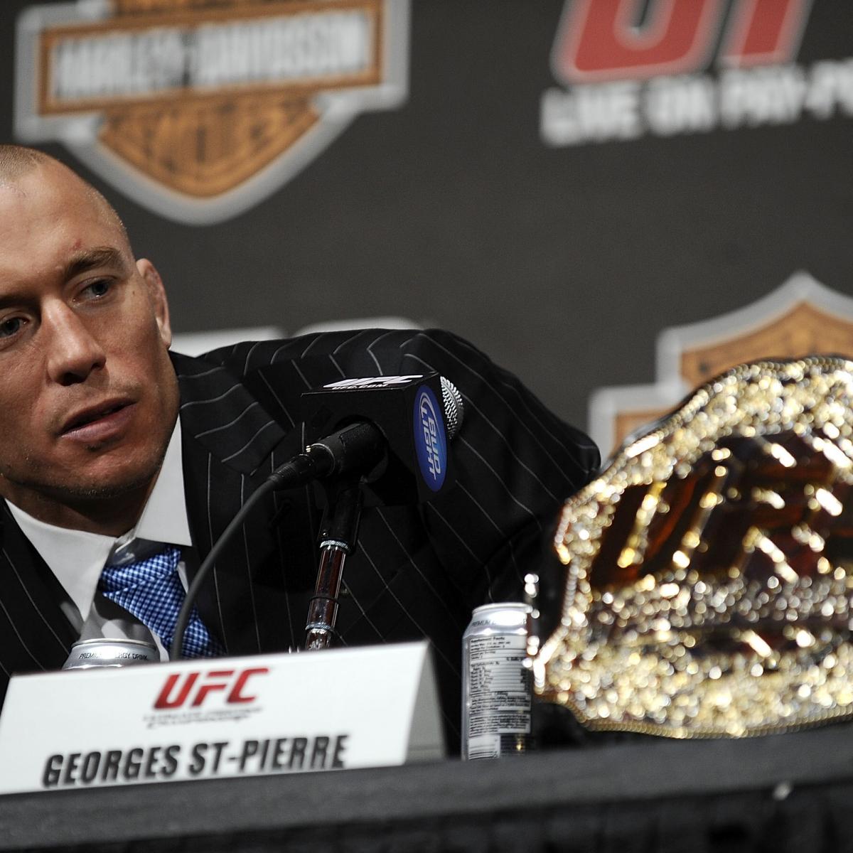 GSP: Power Ranking Georges St-Pierre's UFC Victories | News, Scores ...