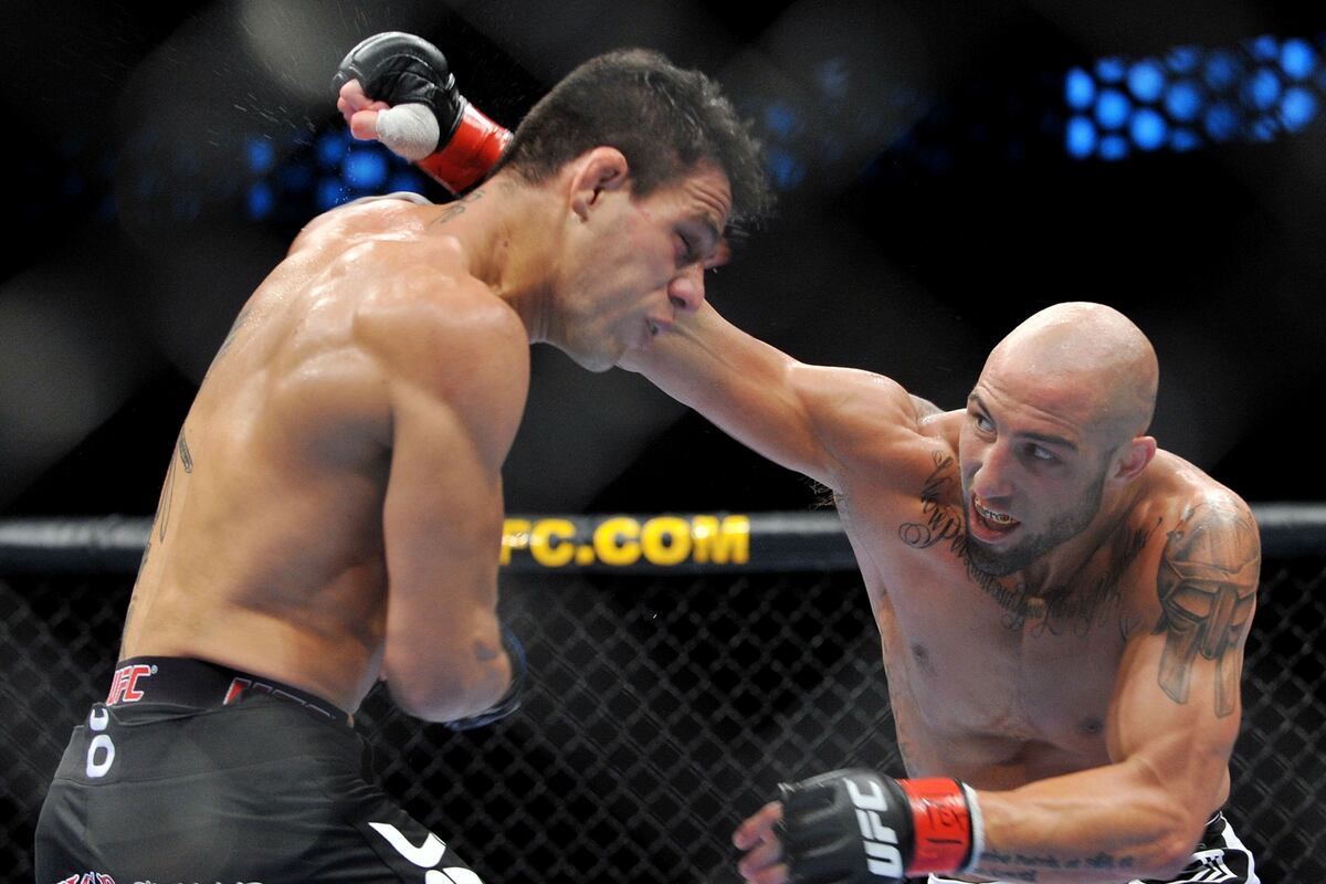 UFC 154: Mark Bocek vs. Rafael dos Anjos Full Fight Breakdown | News ...