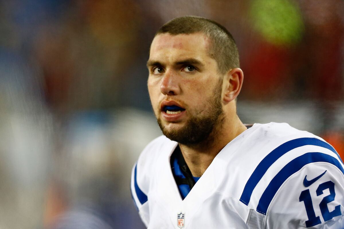 Andrew Luck: Loss to Patriots Proves Rookie QB Still Has Long Way to Go ...