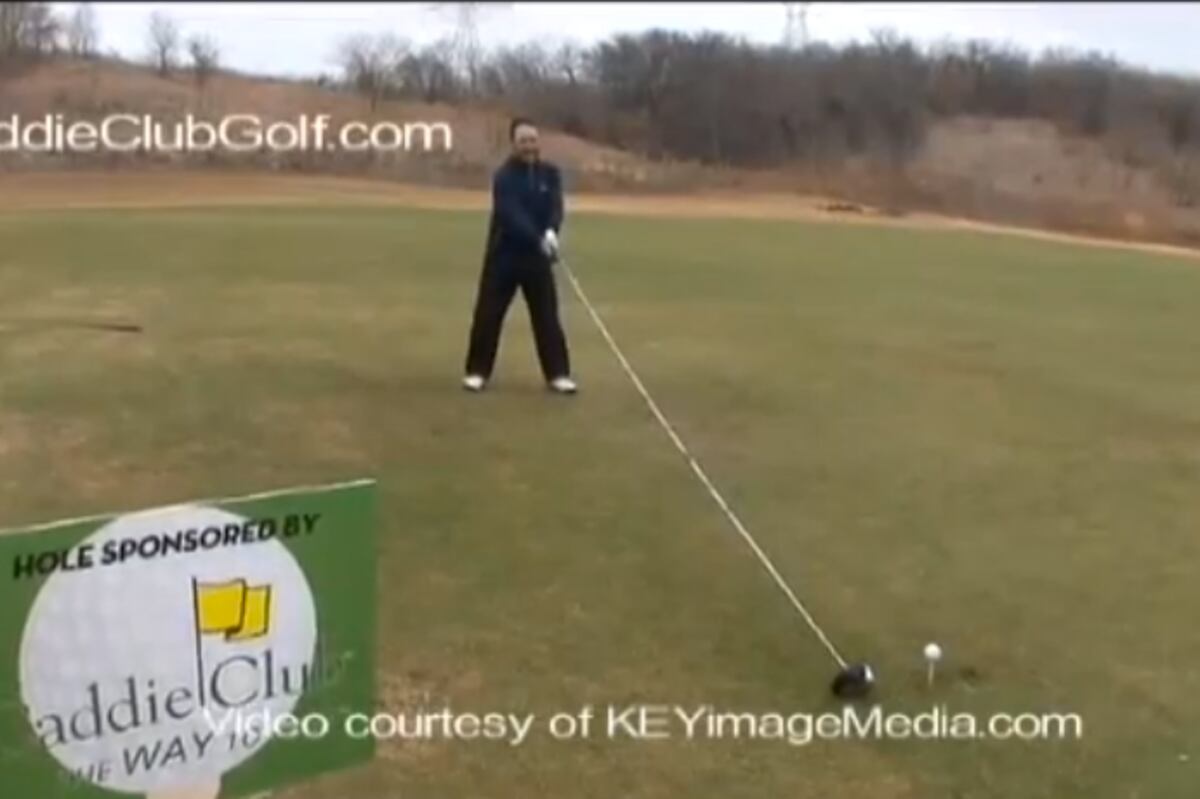 Golf Pro Carries Big Stick, Breaks World Record for Longest Club | News ...