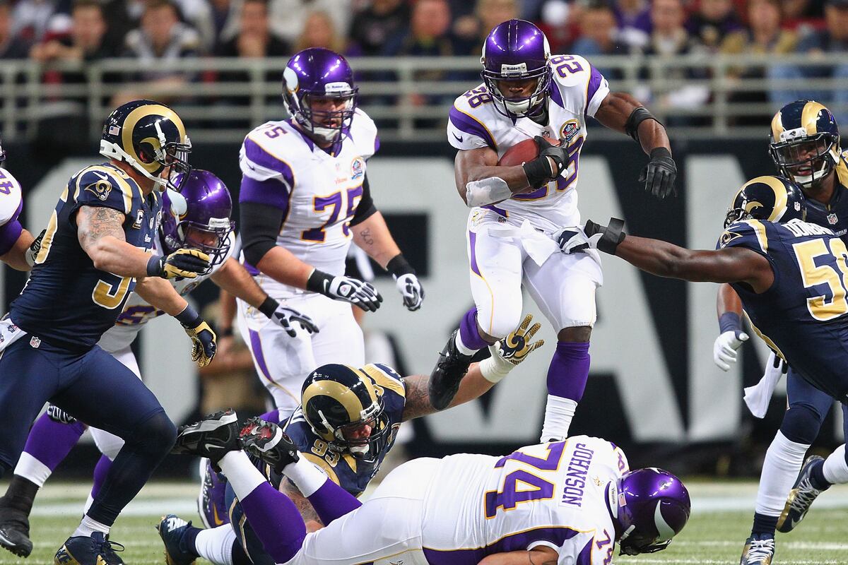 Minnesota Vikings' Adrian Peterson Now Running Downhill at All-Time ...
