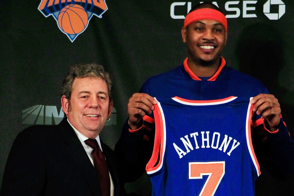 Report: NY Knicks Owner James Dolan Sends Secret Spies to Watch Carmelo ...