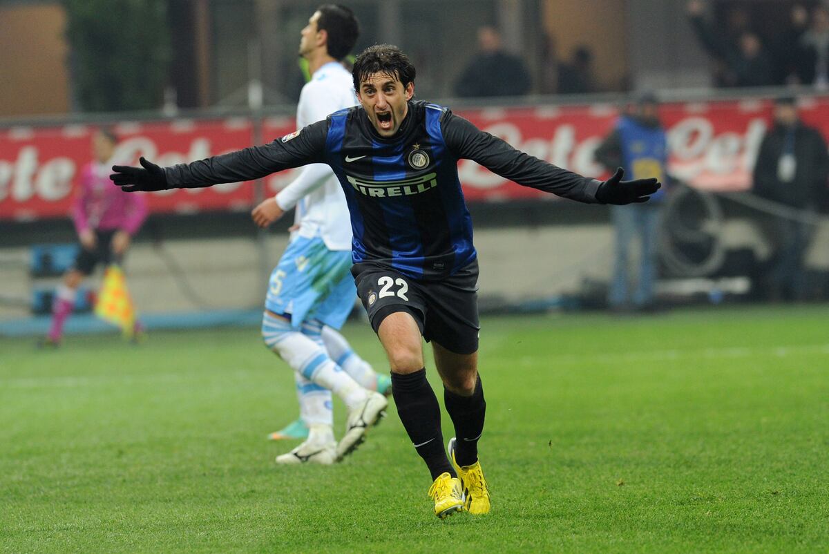 Inter Milan Star Diego Milito out for Season with Knee Injury | News ...