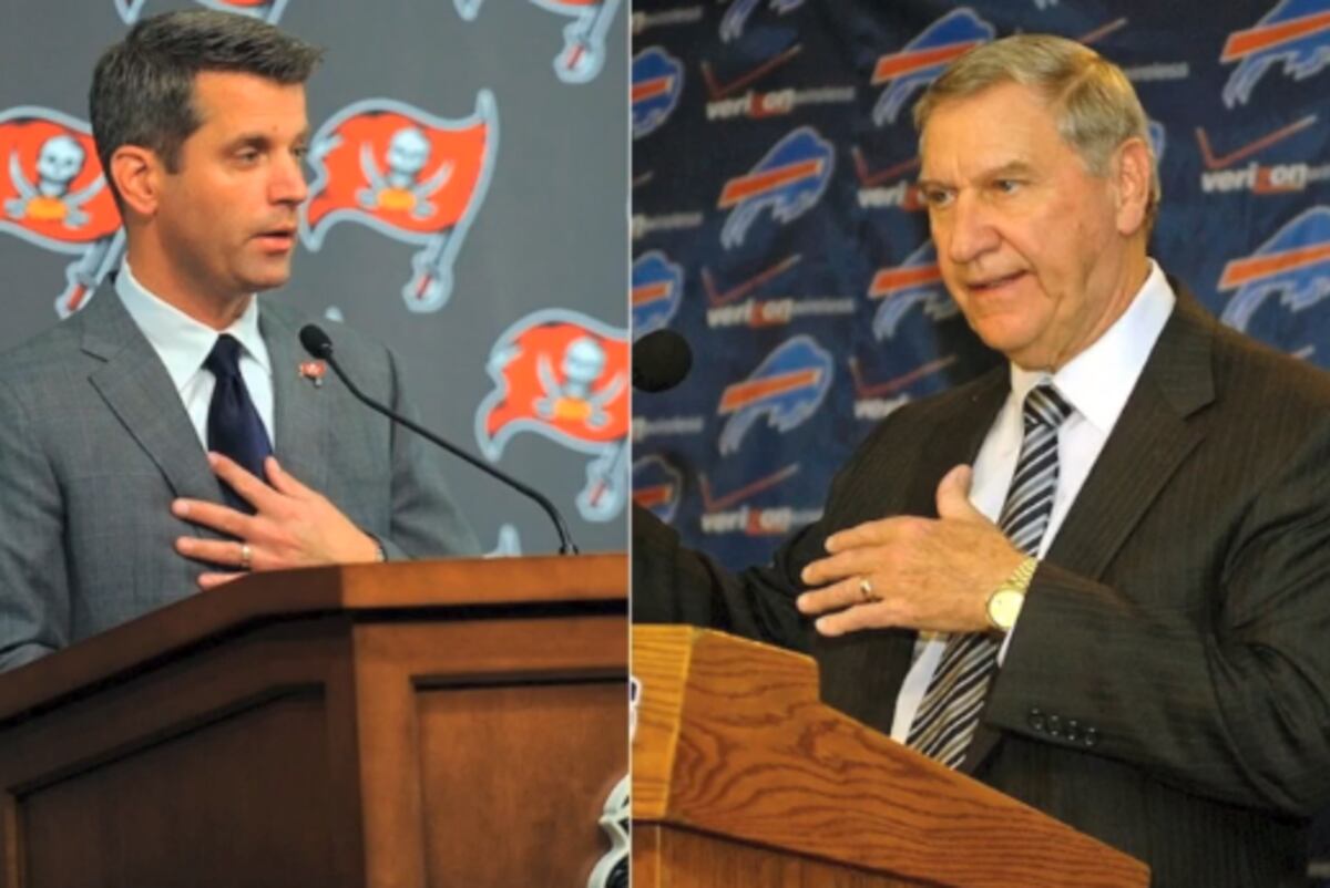 Bills' Buddy Nix and Bucs' Mark Dominik Pranked into Free Agency Gab ...