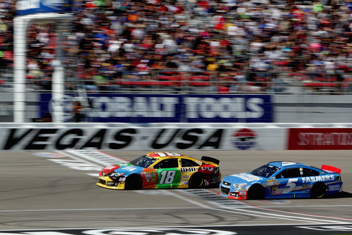 Kyle Busch Describes Daring Pass at Las Vegas, Learning NASCAR's New ...