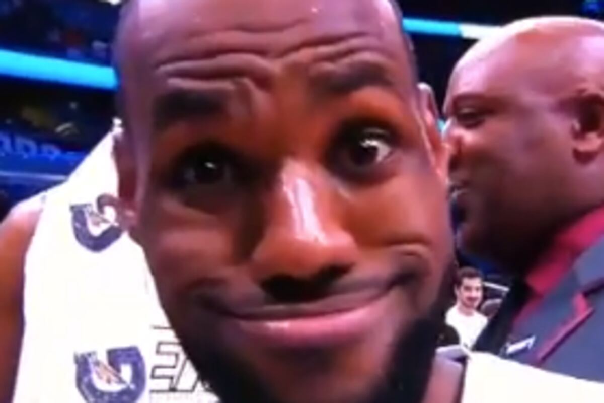 LeBron James Photobombs Ray Allen During Interview, Shows America ...