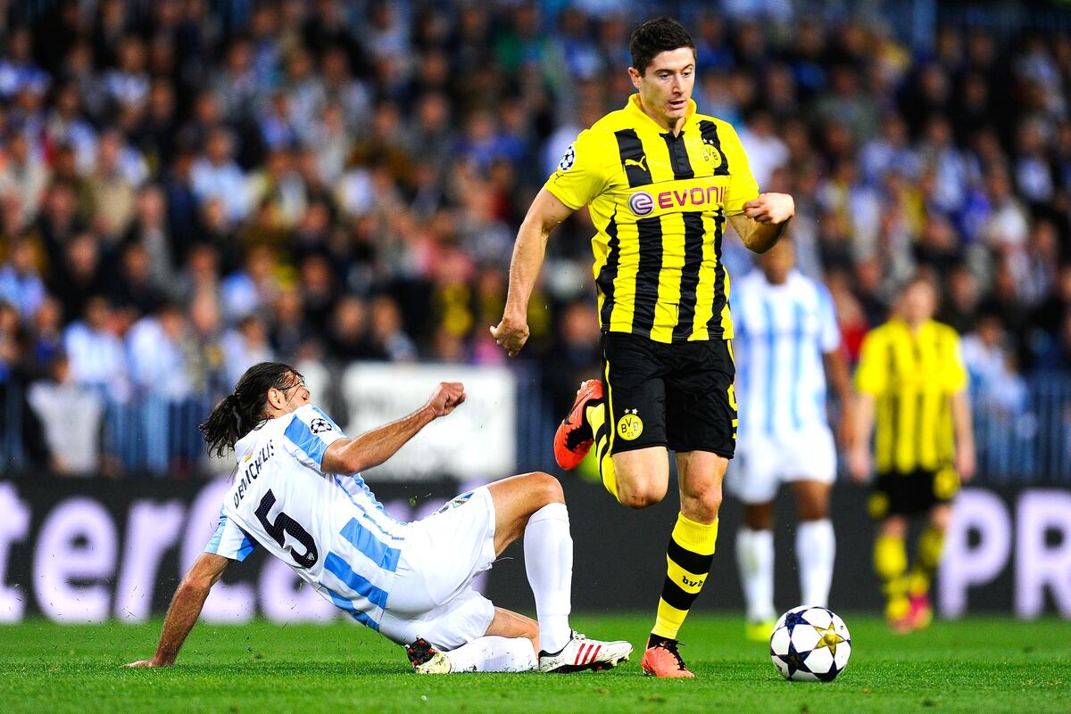 How Malaga Stopped Dortmund's Reus, Gotze and Lewandowski from Scoring ...