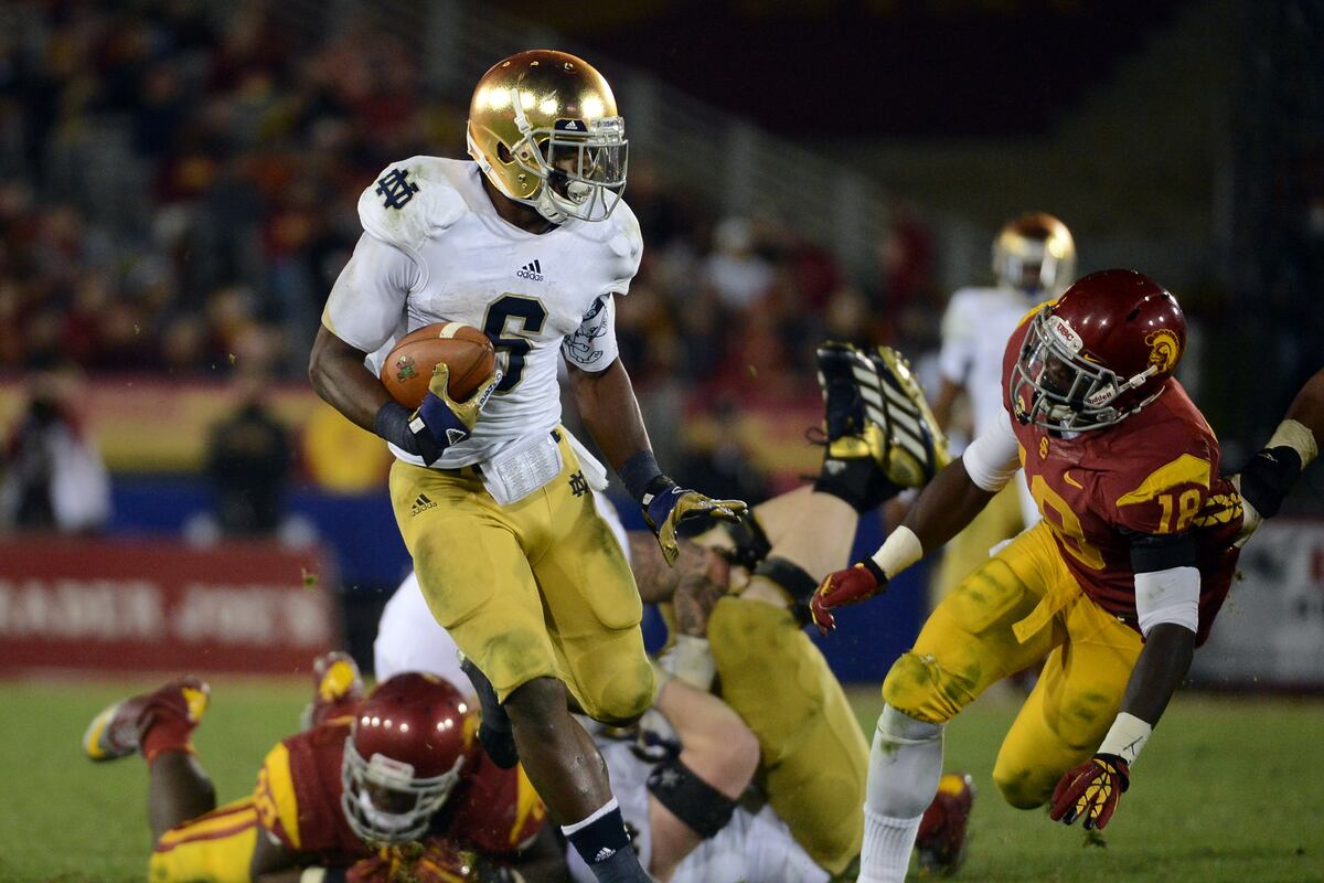 Theo Riddick: Video Highlights for Former Notre Dame RB | News, Scores ...